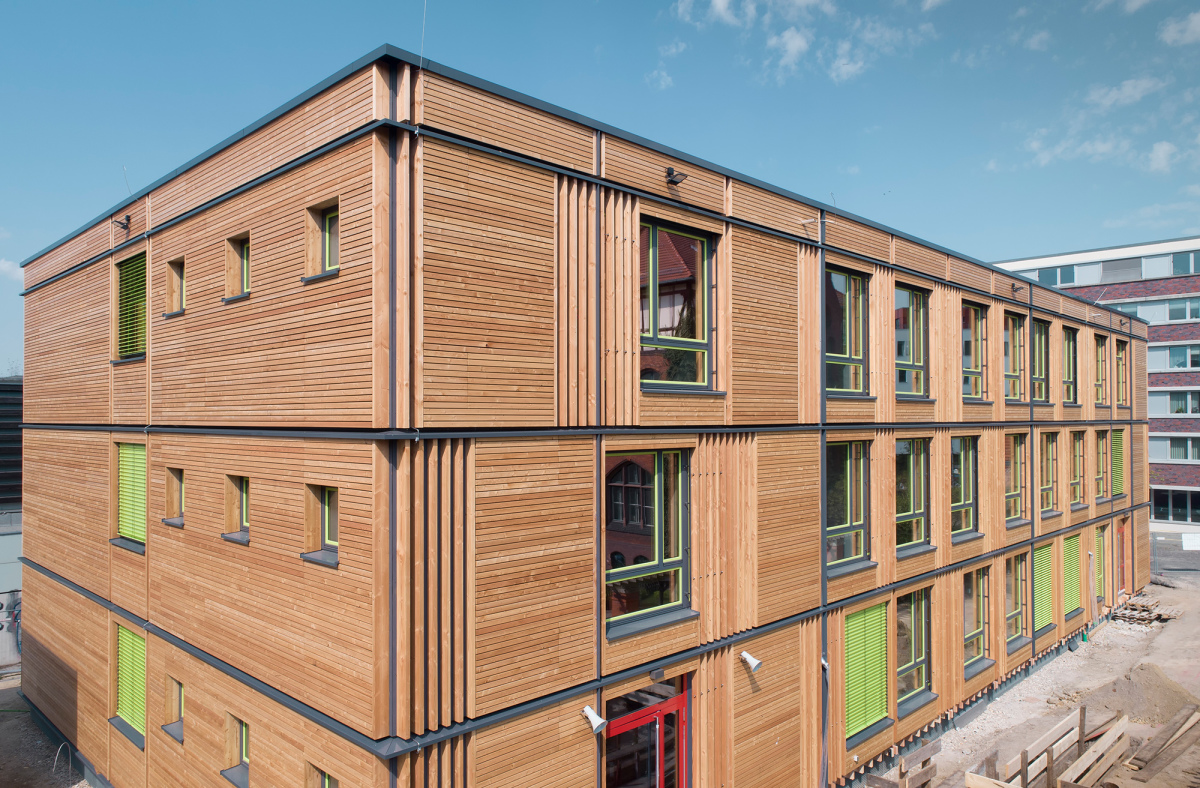 Modularer Schulbau aus Holz - Deutsche BauZeitschrift