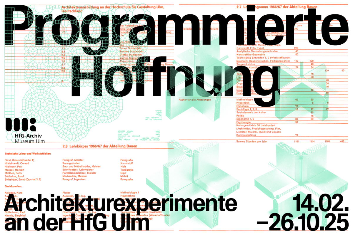 "Programmierte Hoffnung" im HfG-Archiv - Deutsche BauZeitschrift – die ...
