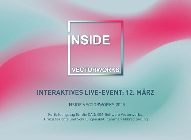 Kostenlose Weiterbildung: INSIDE VECTORWORKS 2025 - Deutsche BauZeitschrift – die ...